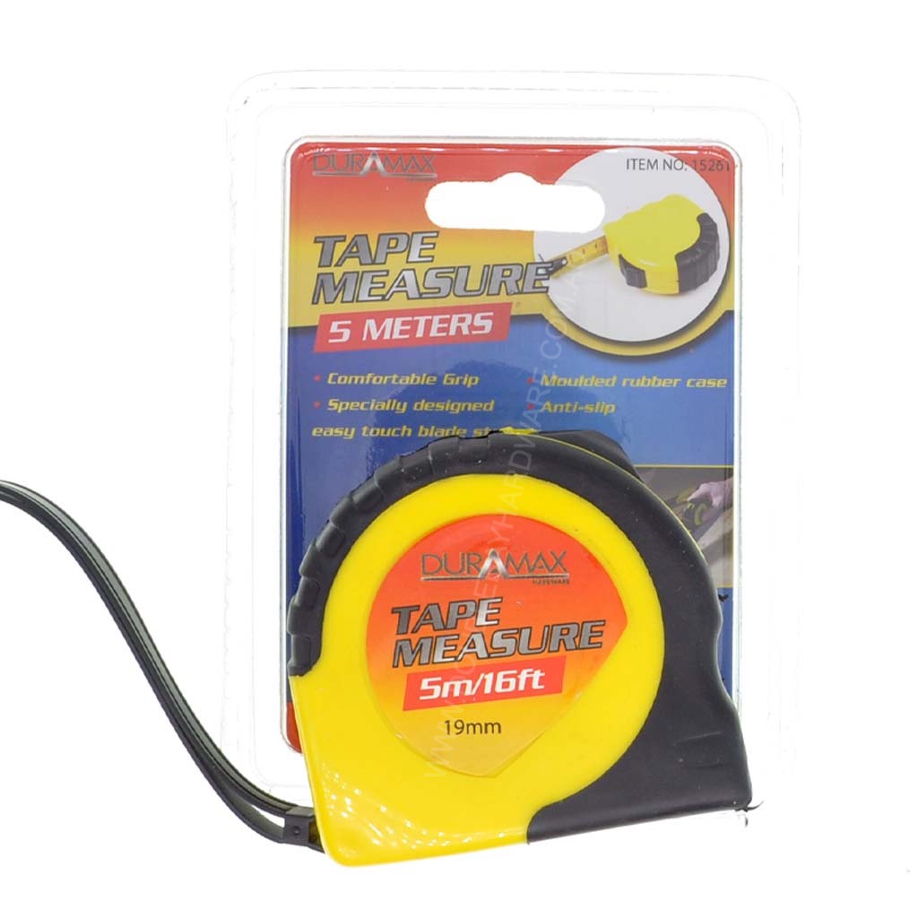 DURAMAX Tape Measure 5 Meters 15261 – Double Bay Hardware
