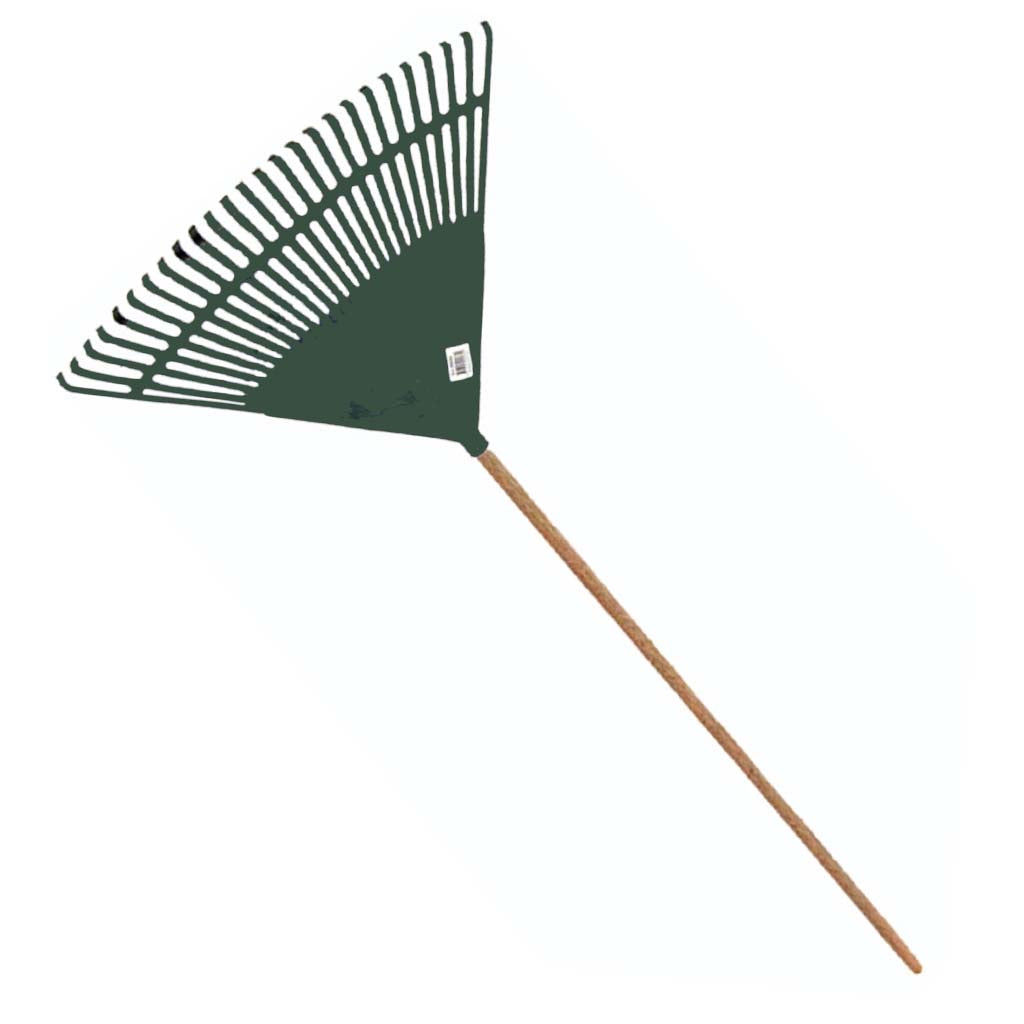 ICON PLASTIC Leaf Rake 45cm Black 00330 0