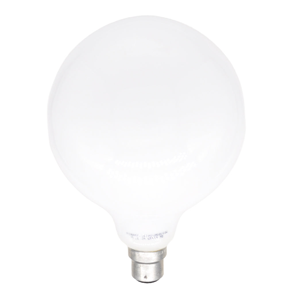 Mirabella G125 Spherical Incandescent Light Bulb B22 240V 60W Pearl ...