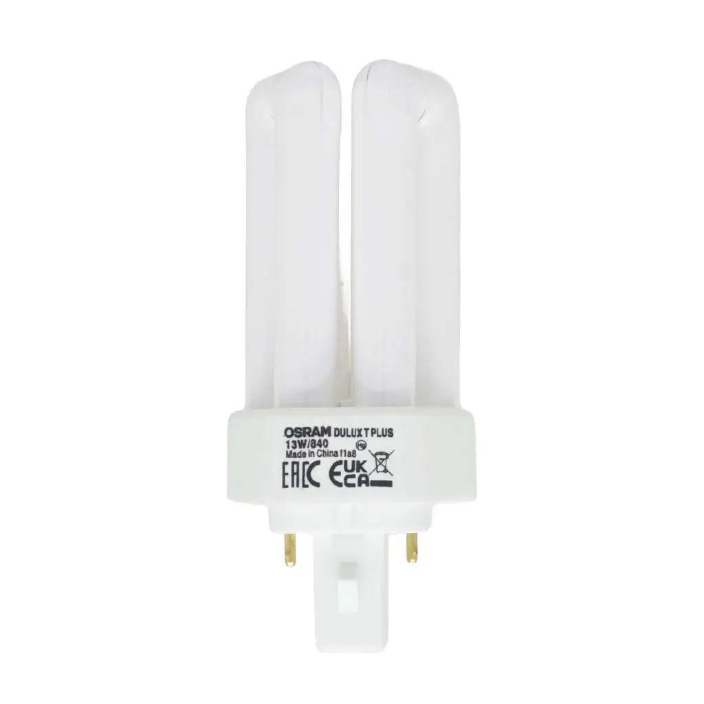 OSRAM Dulux T Plus Compact Fluorescent Bulb GX24d-1 13W/840 – Double ...