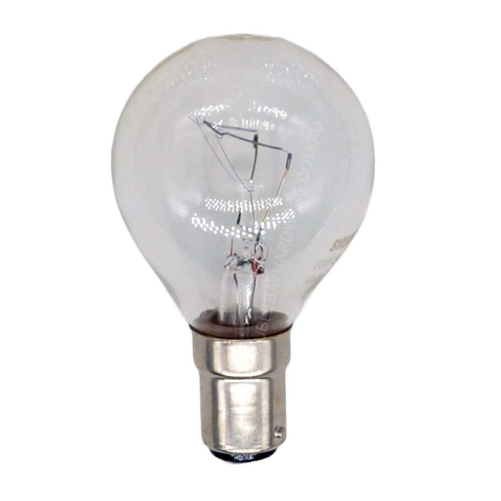 Sylvania Fancy Round Incandescent Light Bulb B15 240V 60W Clear 603919