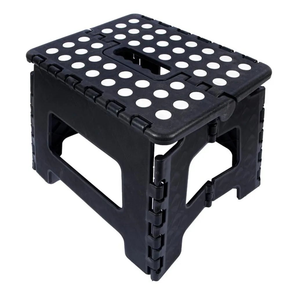 Handy Hardware Plastic Folding Step Stool Black 29x22x22cm – Double Bay ...