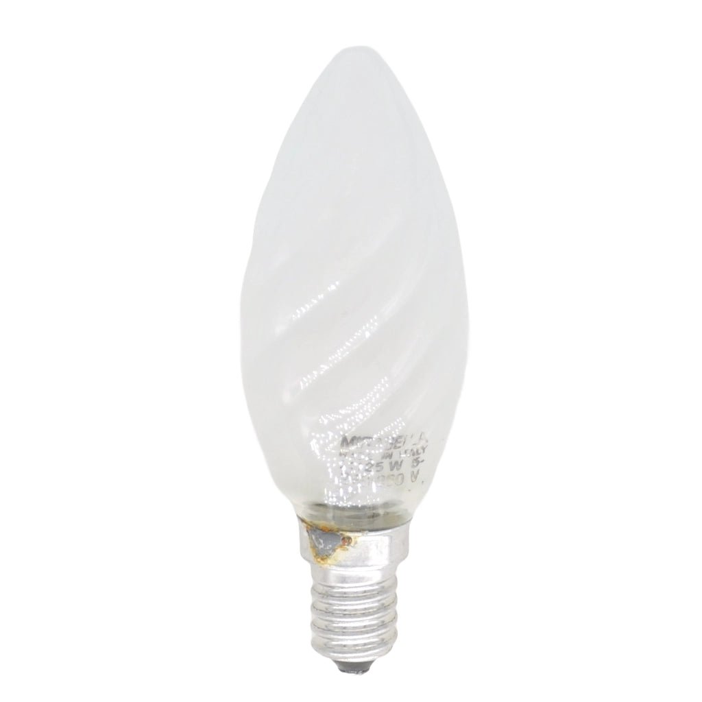 Mirabella Twist Candle Incandescent Bulb E14 240V 25W Pearl – Double ...