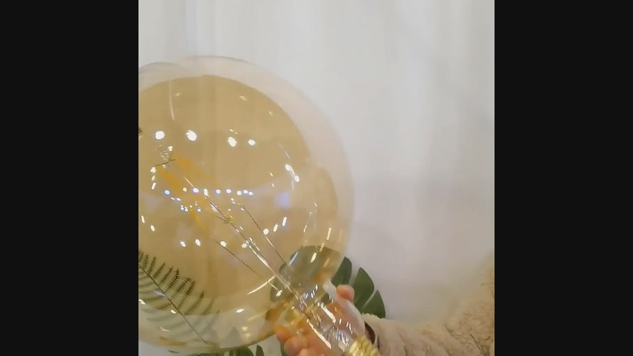 G380 Giant Size Filament Spherical LED Bulb E40 240V 6W W/W – Double ...