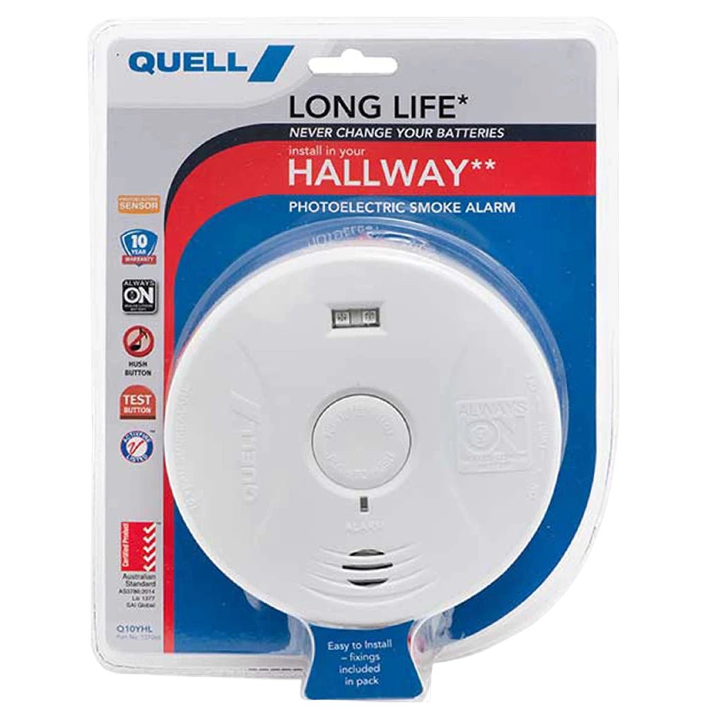 Quell Photoelectric Smoke Alarm Hallway Q10YHL Smoke Alarm – Double Bay ...