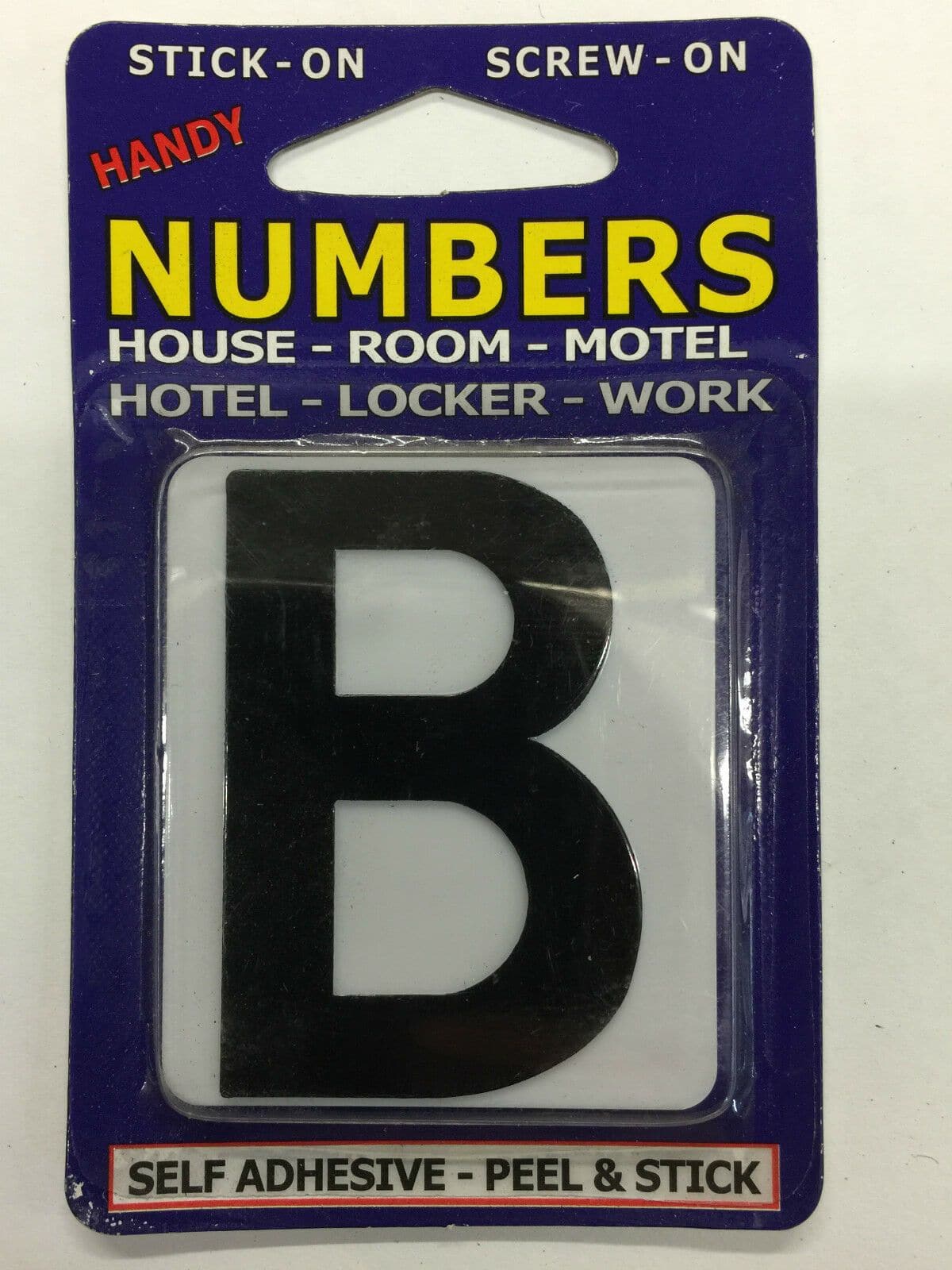 Handy Adhesive Letters Sign For House Room Locker Work 55x50x2mm WHBB