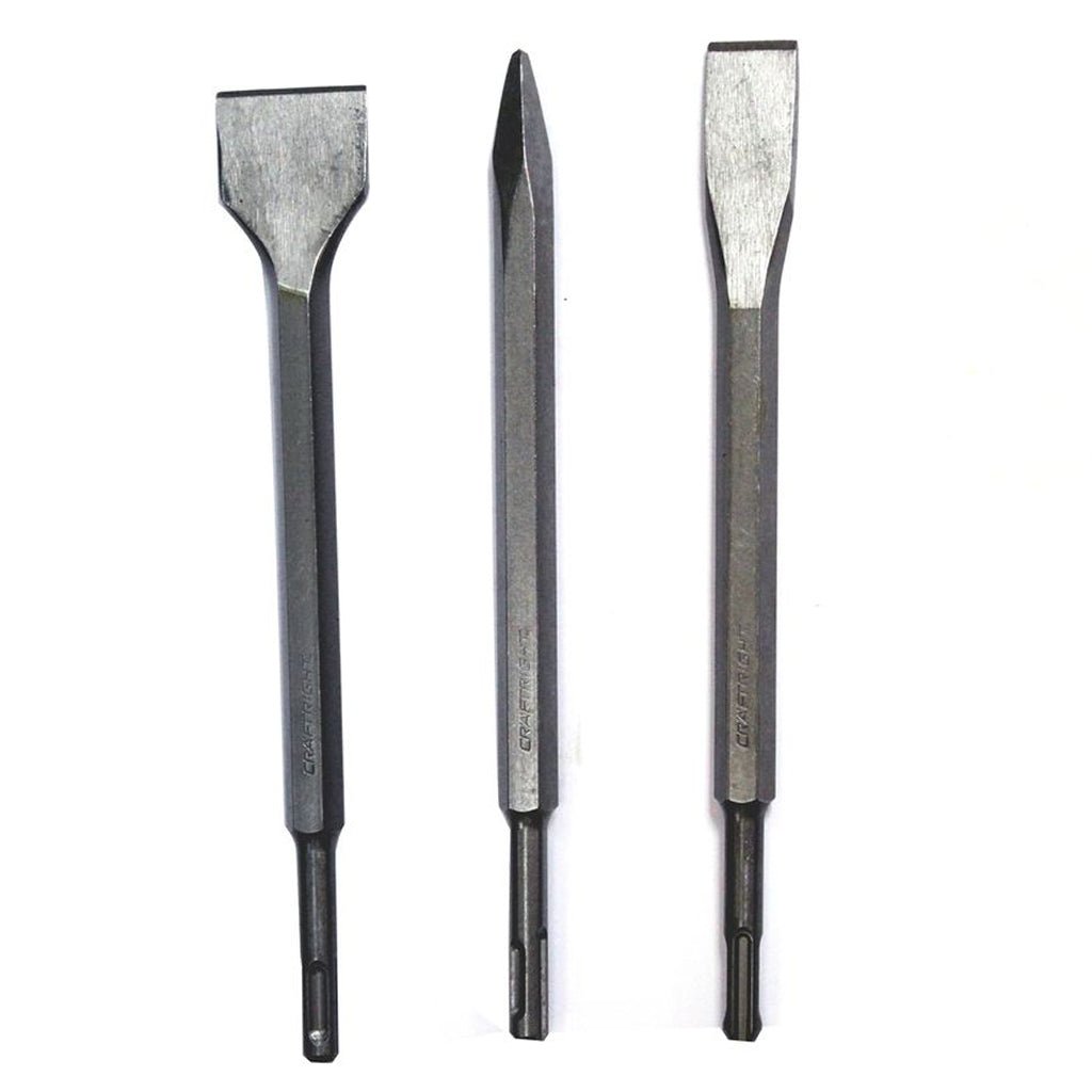 WORK FORCE SDS Chisel & Point Set 3Pcs 12025 – Double Bay Hardware